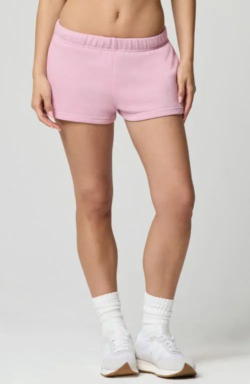 FLORENCE BY MILLS Cozy Crush Sweat Shorts - Dawn Pink