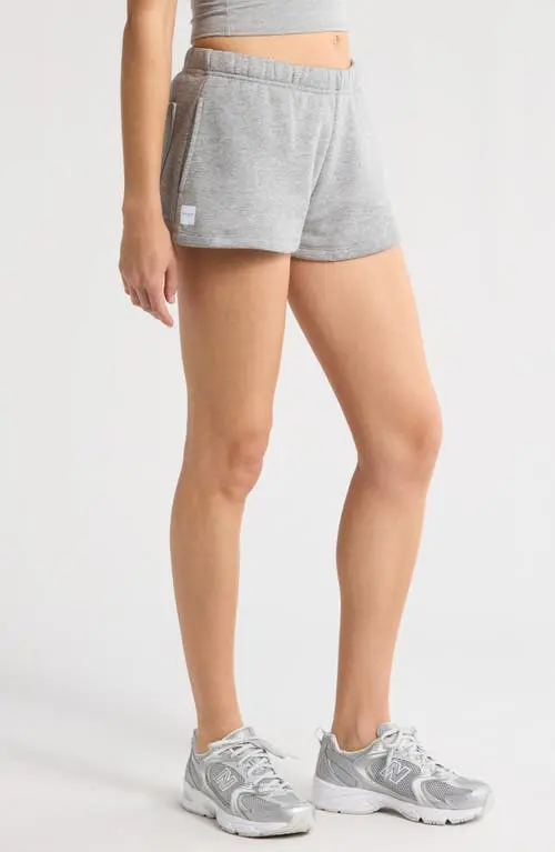 FLORENCE BY MILLS Cozy Crush Sweat Shorts - Heather Grey