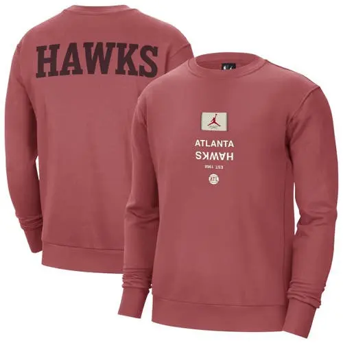 JORDAN BRAND Atlanta Hawks Courtside Statement Edition Heavyweight Pullover Sweatshirt