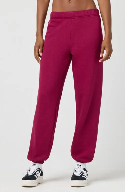 FLORENCE BY MILLS Cozy Crush Joggers - Bing Cherry