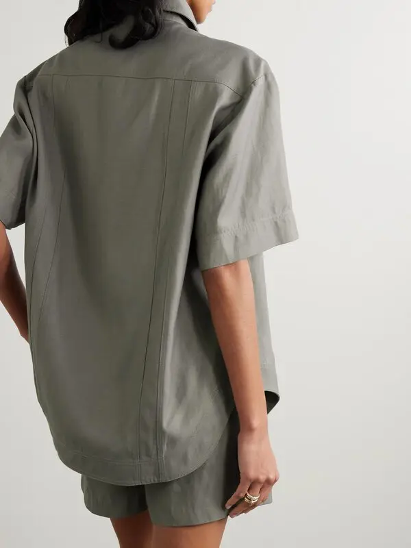 Loulou De Saison Moheli Woven Shirt - Gray
