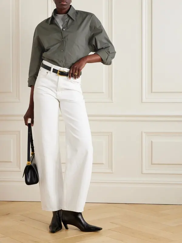 AGOLDE Naya Cotton-poplin Shirt