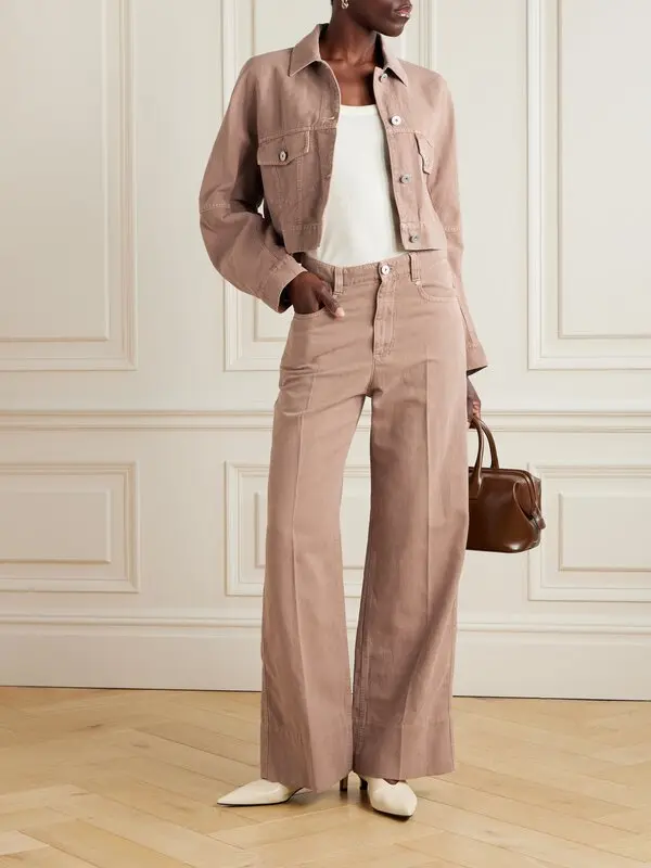 Brunello Cucinelli Mid-rise Wide-leg Jeans