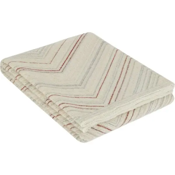 Missoni Catullo 130x190 Cm Wool And Cashmere Blanket - White