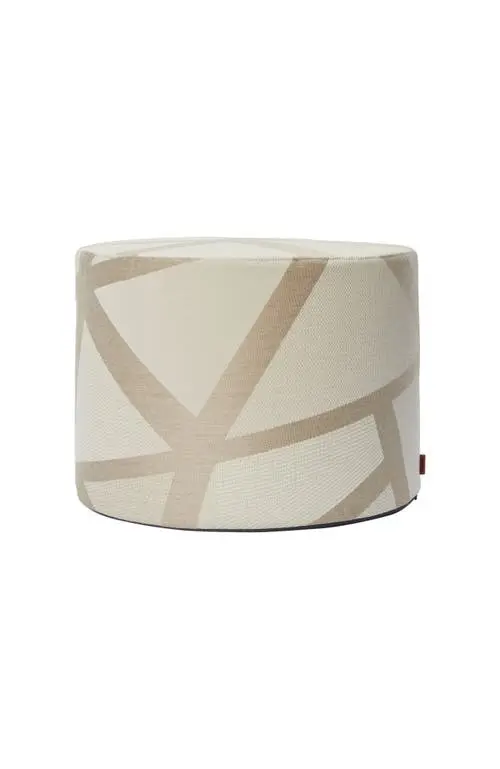 Missoni Nastri Relief 40x30 Cm Cylindrical Pouffe - Brown