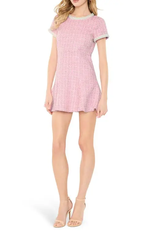 Likely Brie Beaded Tweed Mini Dress