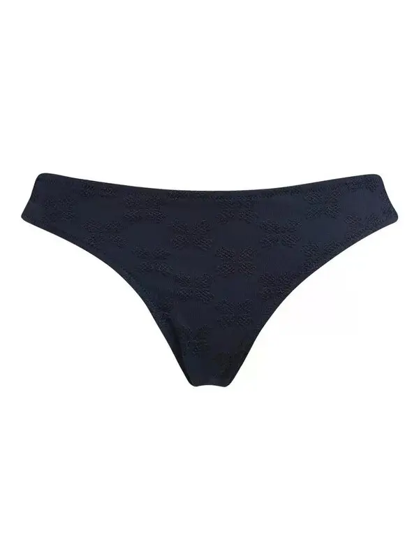 Vilebrequin Turtle Monogram Midi Bikini Brief - Blue