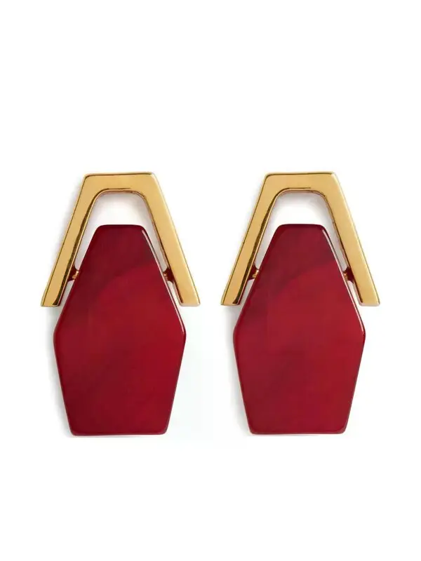 La DoubleJ Portal Earrings - Gold