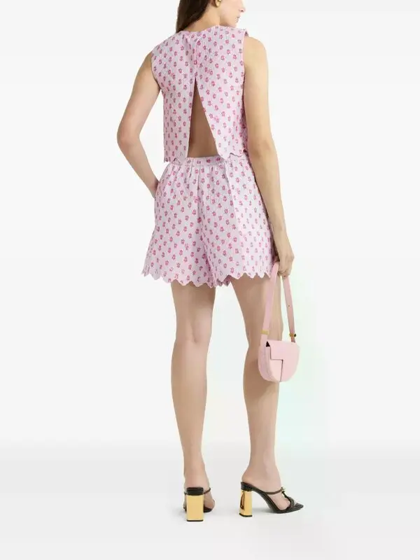 PATOU Quilted Shorts - Pink