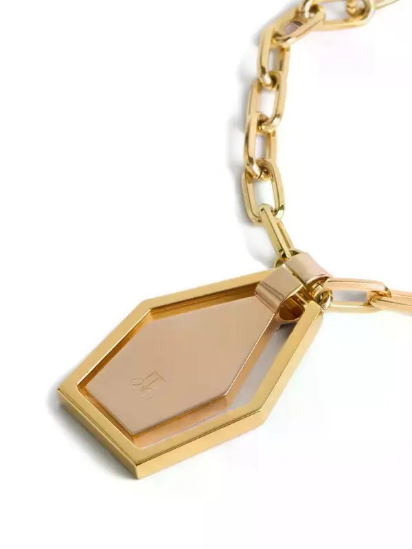 La DoubleJ Swinging Portal Necklace