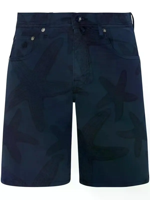 Vilebrequin Starfish Printed Bermuda Shorts - Blue