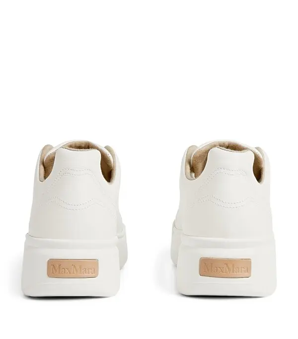 Max Mara Leather Sneakers
