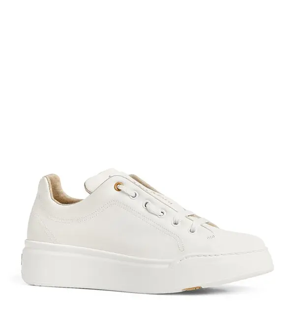 Max Mara Leather Sneakers