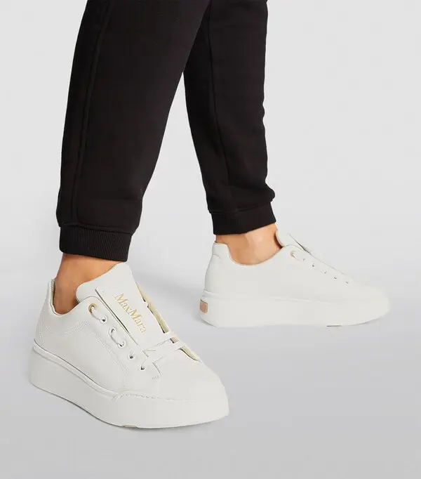 Max Mara Leather Sneakers