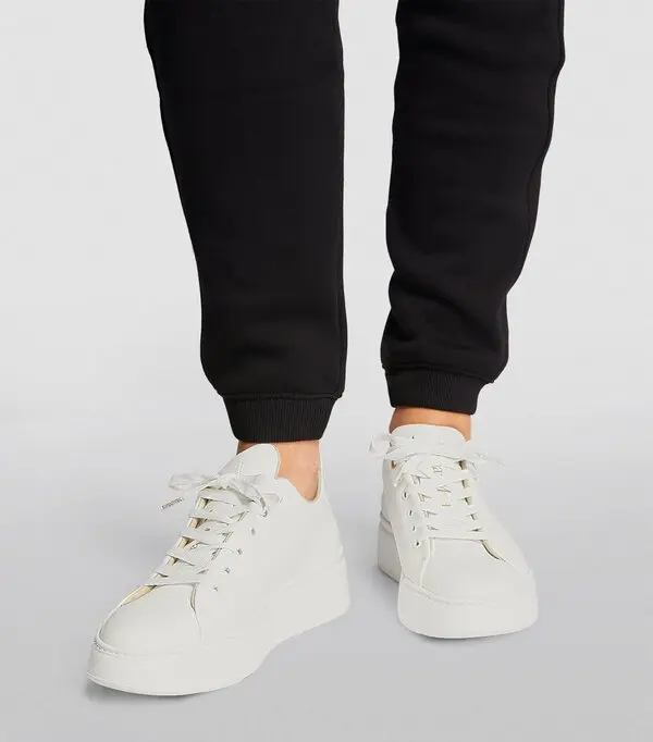 Max Mara Leather Sneakers