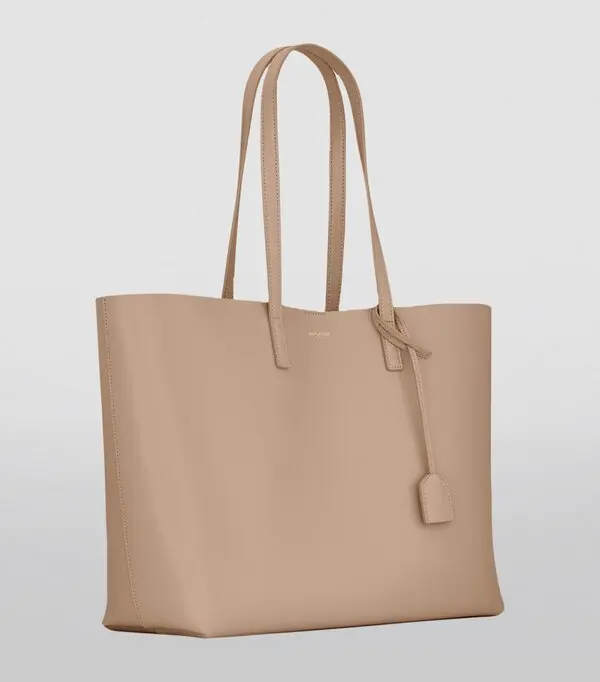Saint Laurent East/west Shopper Tote Bag - Beige