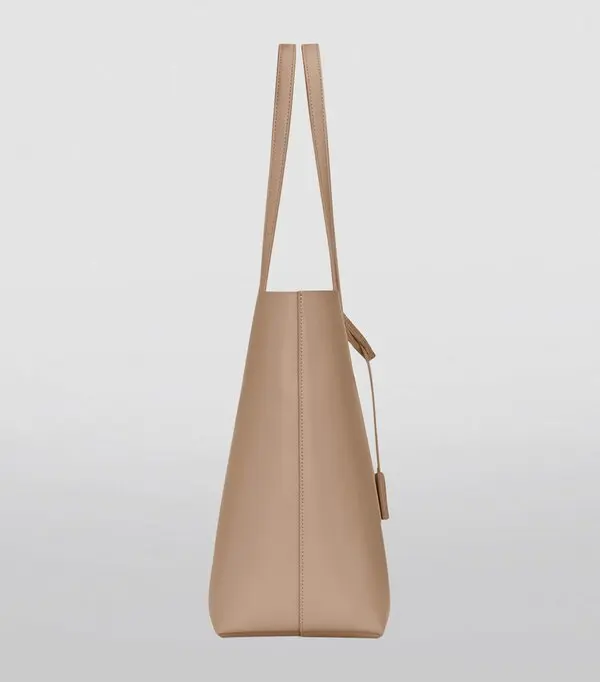 Saint Laurent East/west Shopper Tote Bag - Beige