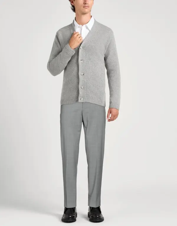 LIU •JO MAN Tailored Straight Leg Pants - Grey