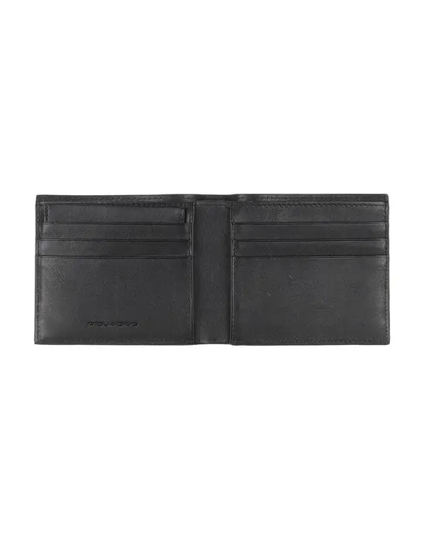 PIQUADRO Wallet Leather - Black