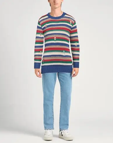TAKESHY KUROSAWA Striped Knitted Sweater