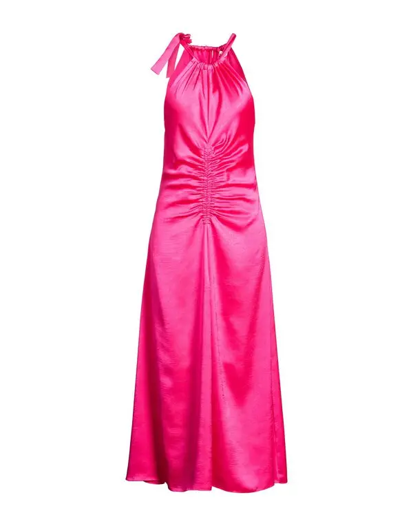 Sandro Flared Maxi Dress - Pink