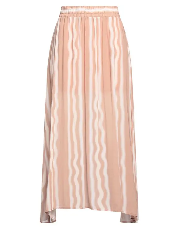 Armani Exchange Viscose Maxi Flared Skirt