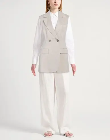 Peserico Sleeveless Double-breasted Blazer