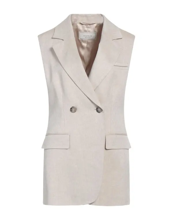 Peserico Sleeveless Double-breasted Blazer