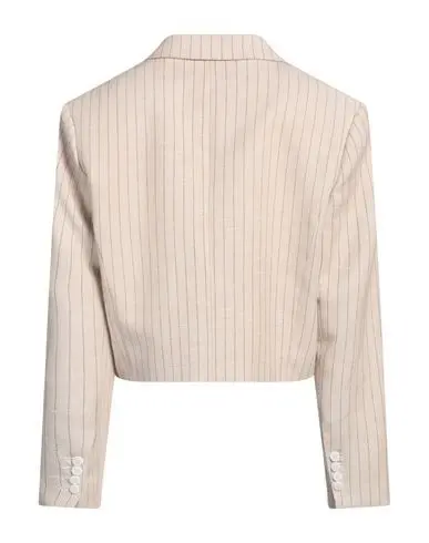 Sandro Viscose Pinstriped Blazer