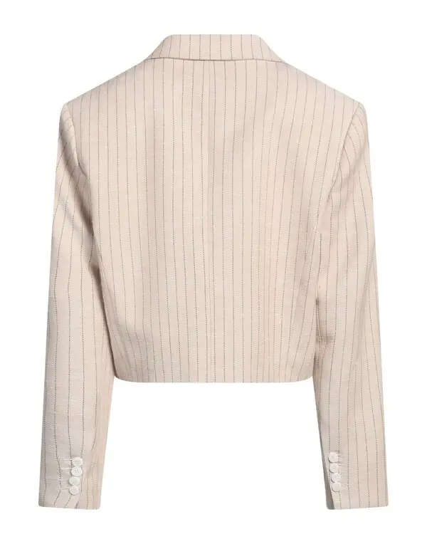 Sandro Viscose Pinstriped Blazer