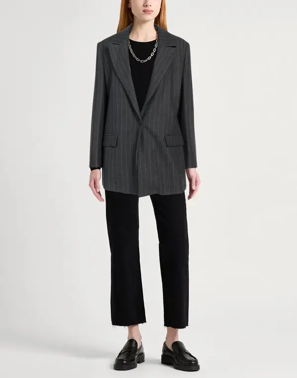 CRISTINAEFFE Pinstriped Single-breasted Blazer