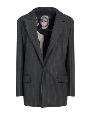 CRISTINAEFFE Pinstriped Single-breasted Blazer - Grey
