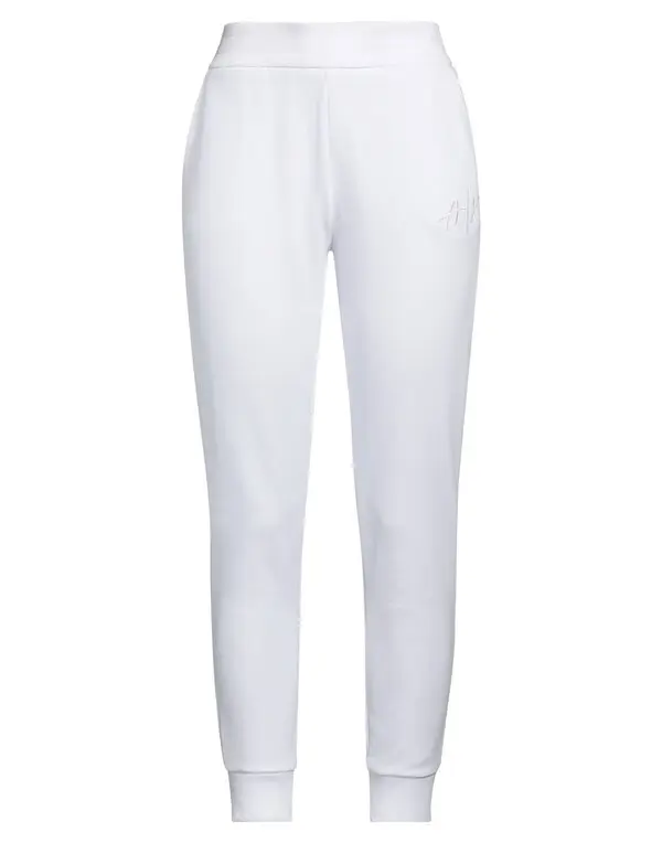 Armani Exchange Cotton, Polyester, Elastane Track Pants - White