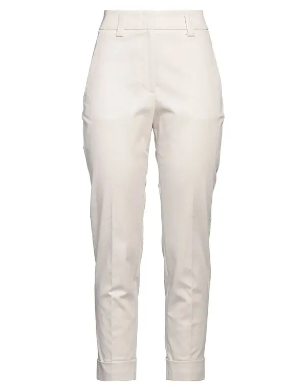 Peserico Tapered Polka Dot Trousers - Beige