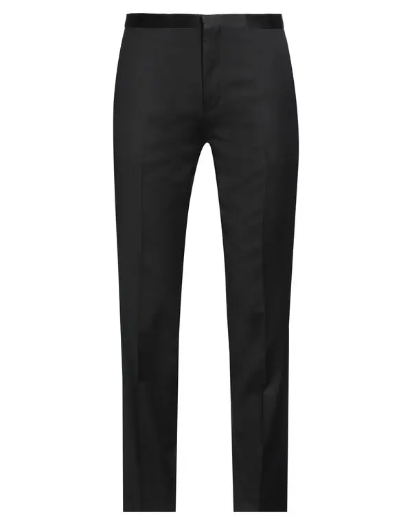 Hugo Tailored Virgin Wool Pants - Black
