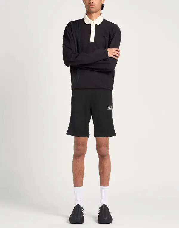 EA7 Athletic French Terry Shorts - Black