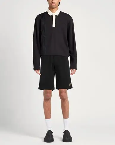 EA7 Athletic French Terry Shorts - Black