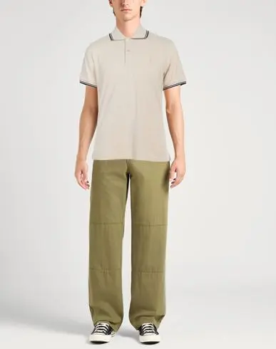 Sandro Polo Shirt Camel Size Cotton, Polyester