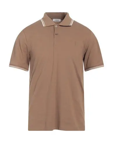 Sandro Polo Shirt Size Cotton, Polyester - Camel