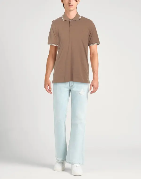 Sandro Polo Shirt Size Cotton, Polyester - Camel