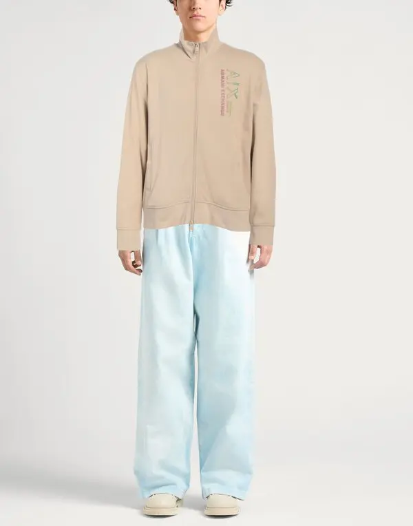 Armani Exchange Cotton-blend Sweatshirt - Beige