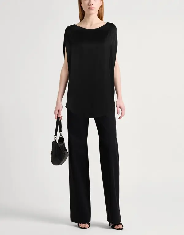 OTTOD'AME Satin Top - Black