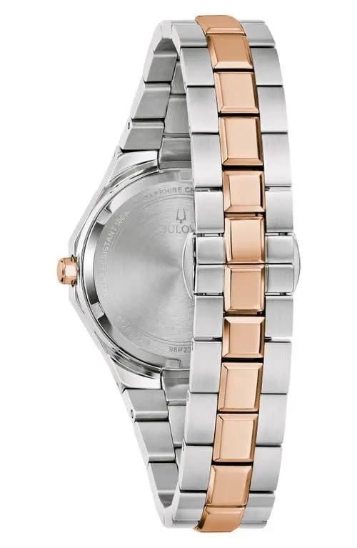 Bulova Classic Prestige Diamond Bracelet Watch - Two-tone