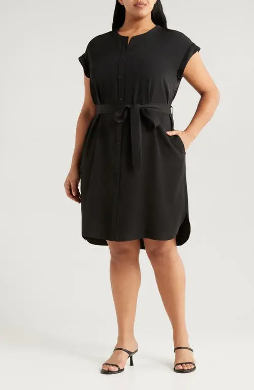 Lyssé Blakely Knit Shirt Dress