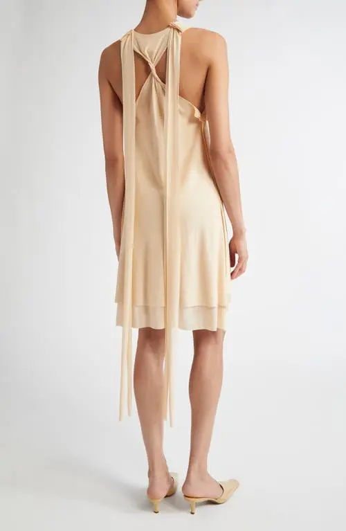 SETCHU Tiered Sheer Tank Minidress