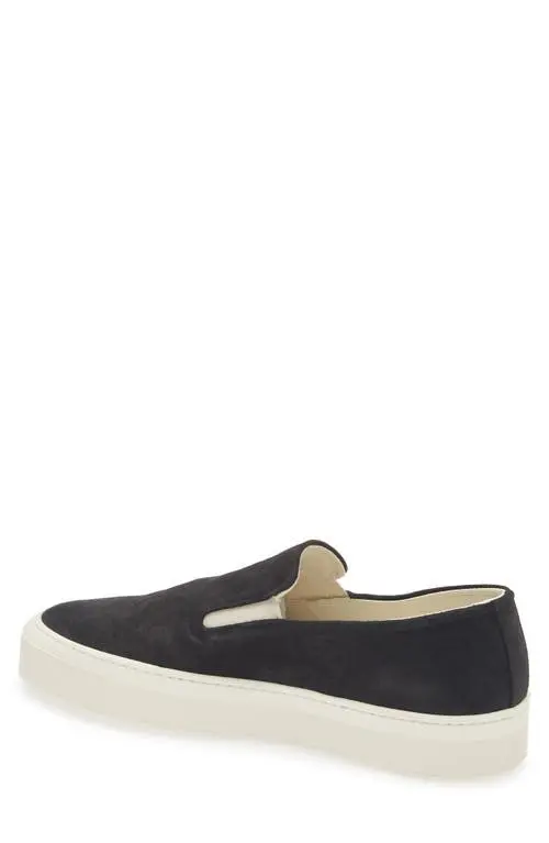 COMMON PROJECTS Suede Slip-on Sneakers - Off Black