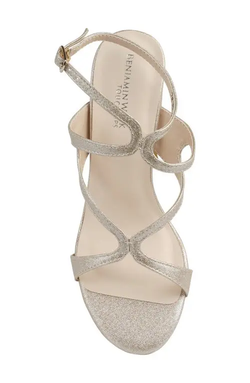 TOUCH UPS Shiloh Ankle Strap Sandal - Champagne