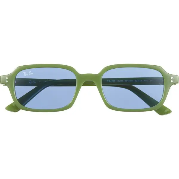 Ray-ban Zuri Rectangle Sunglasses - Cloudy Jungle Green Blue