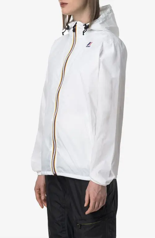 K-WAY Le Vrai 4.0 Claude Water Repellent Jacket - White
