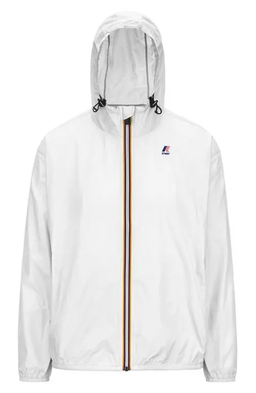 K-WAY Le Vrai 4.0 Claude Water Repellent Jacket - White